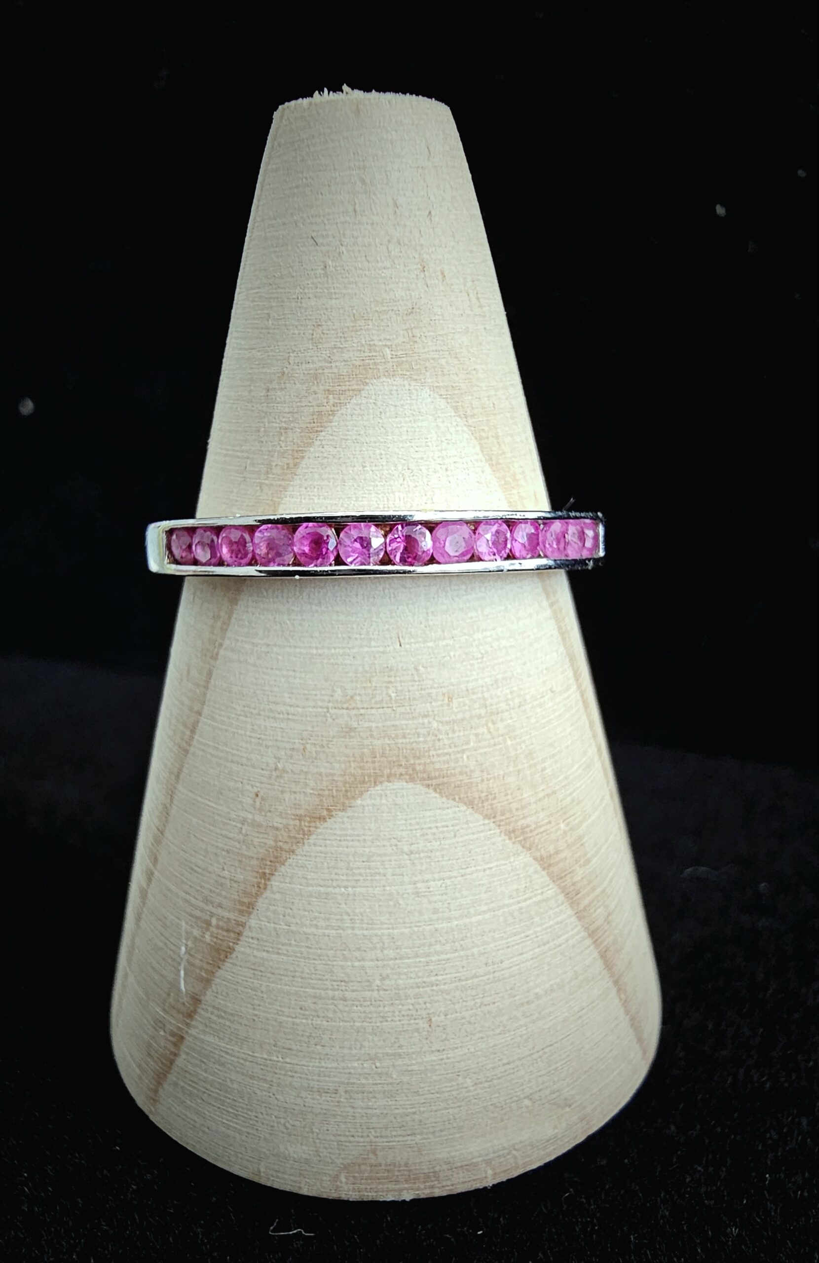 Ruby Channel Set Ring - The Silver Room